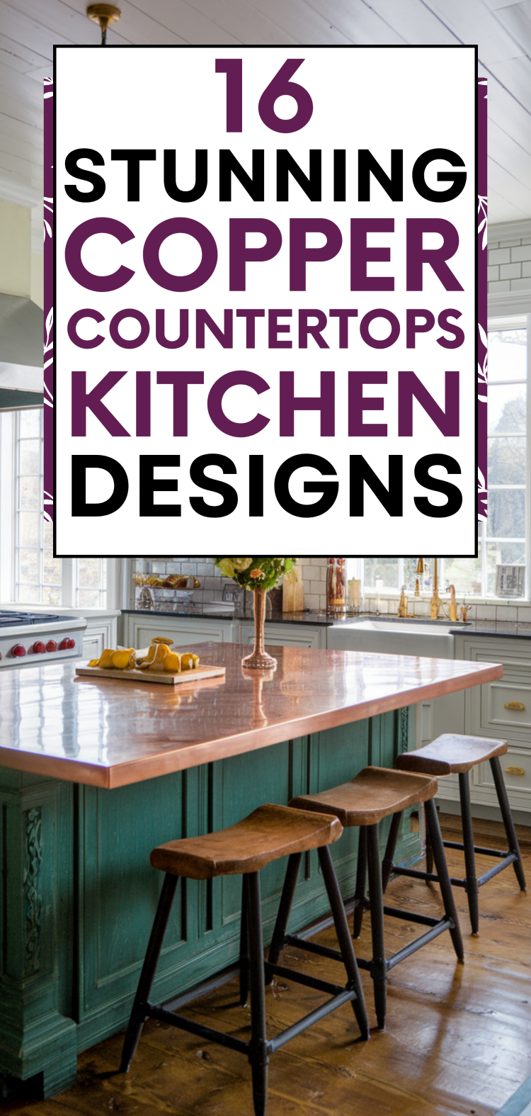 16 Stunning Copper Countertops Kitchen Designs - My Home And Kitchen