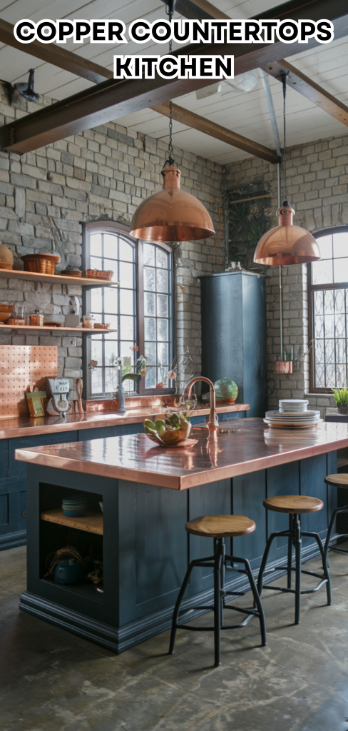 16 Stunning Copper Countertops Kitchen Designs - My Home And Kitchen