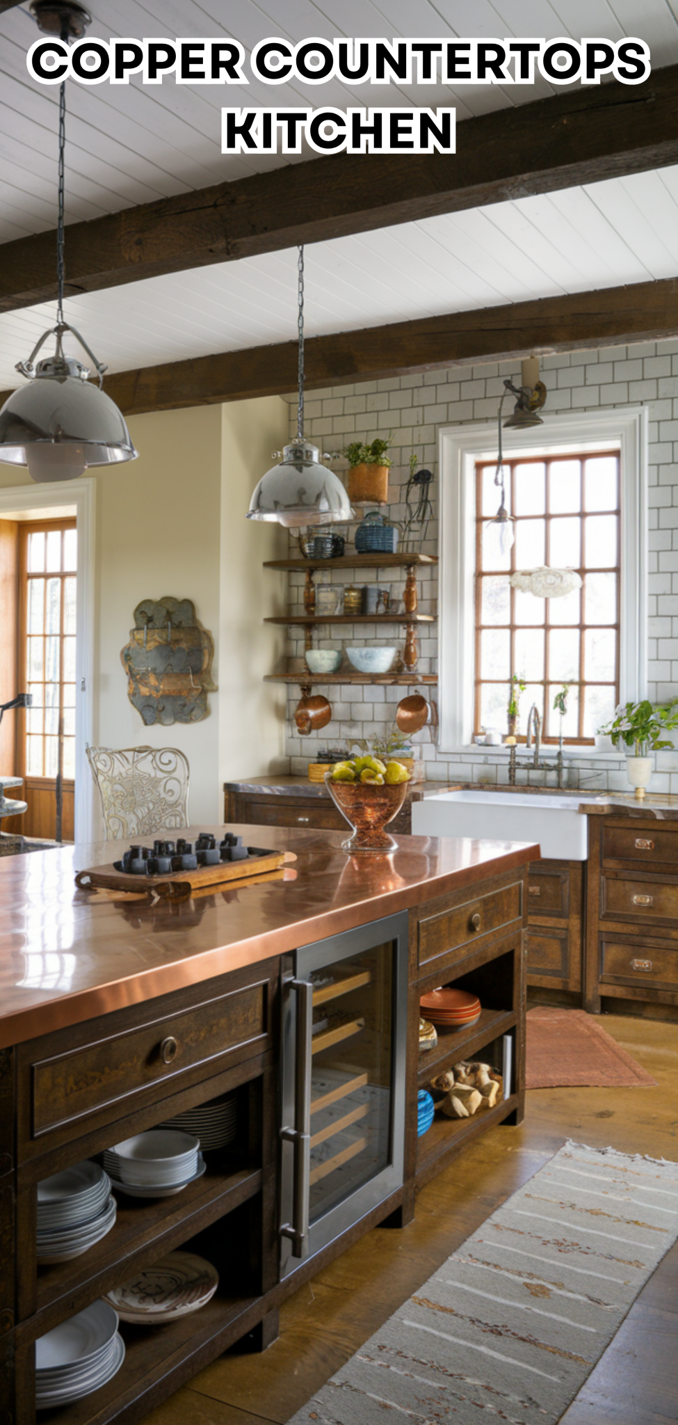 16 Stunning Copper Countertops Kitchen Designs - My Home And Kitchen