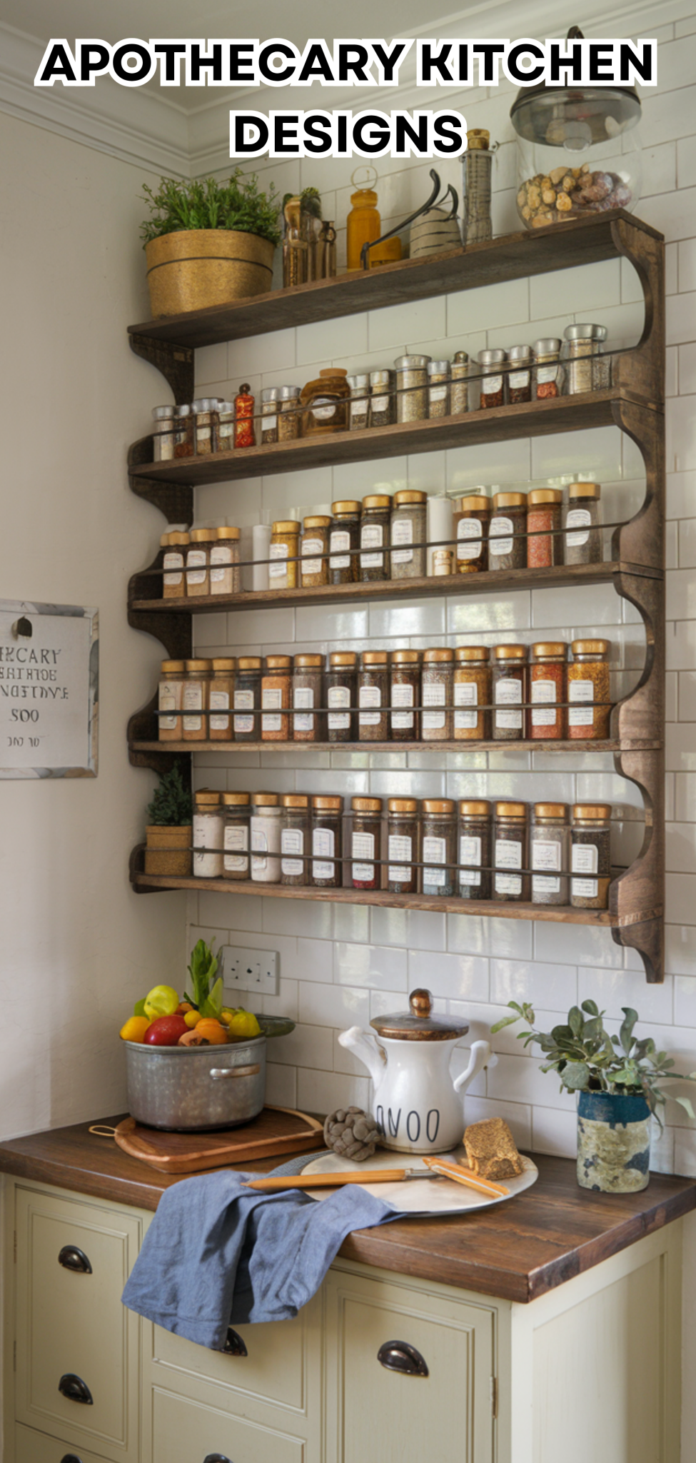 14 Creative Apothecary Kitchen Designs - My Home And Kitchen