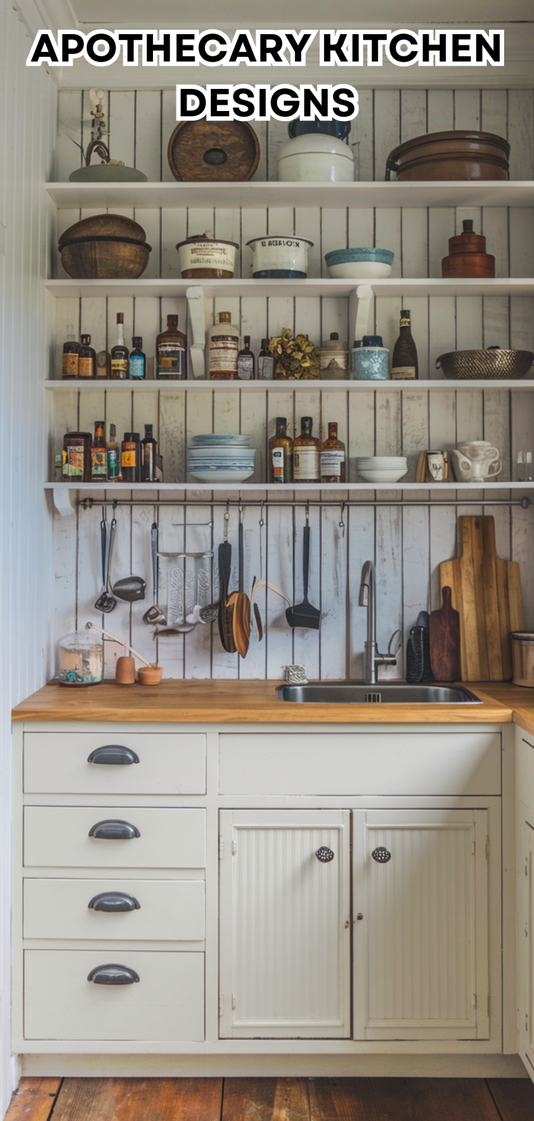 14 Creative Apothecary Kitchen Designs - My Home And Kitchen