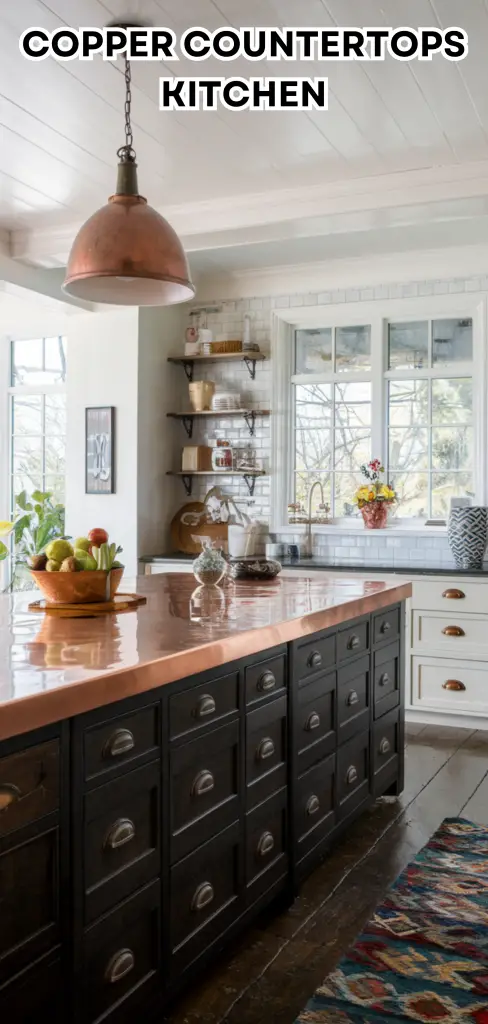 16 Stunning Copper Countertops Kitchen Designs - My Home And Kitchen