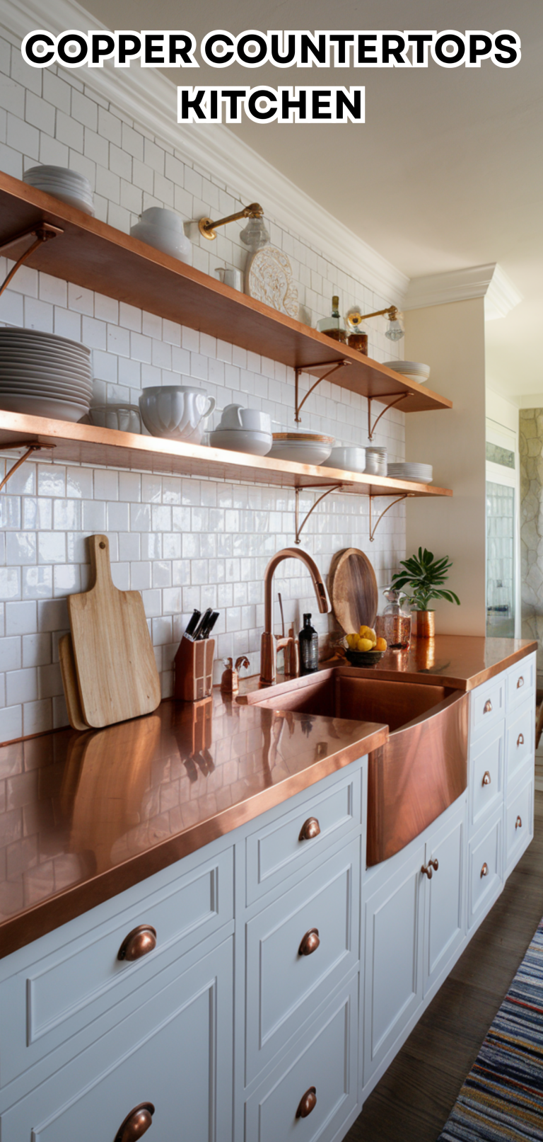 16 Stunning Copper Countertops Kitchen Designs - My Home And Kitchen