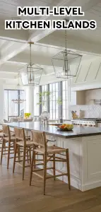 16 Stunning Multi-Level Kitchen Islands Designs - My Home And Kitchen