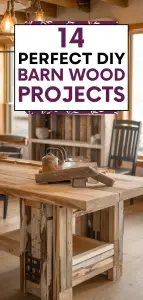 14 Perfect DIY Barn Wood Projects - My Home And Kitchen
