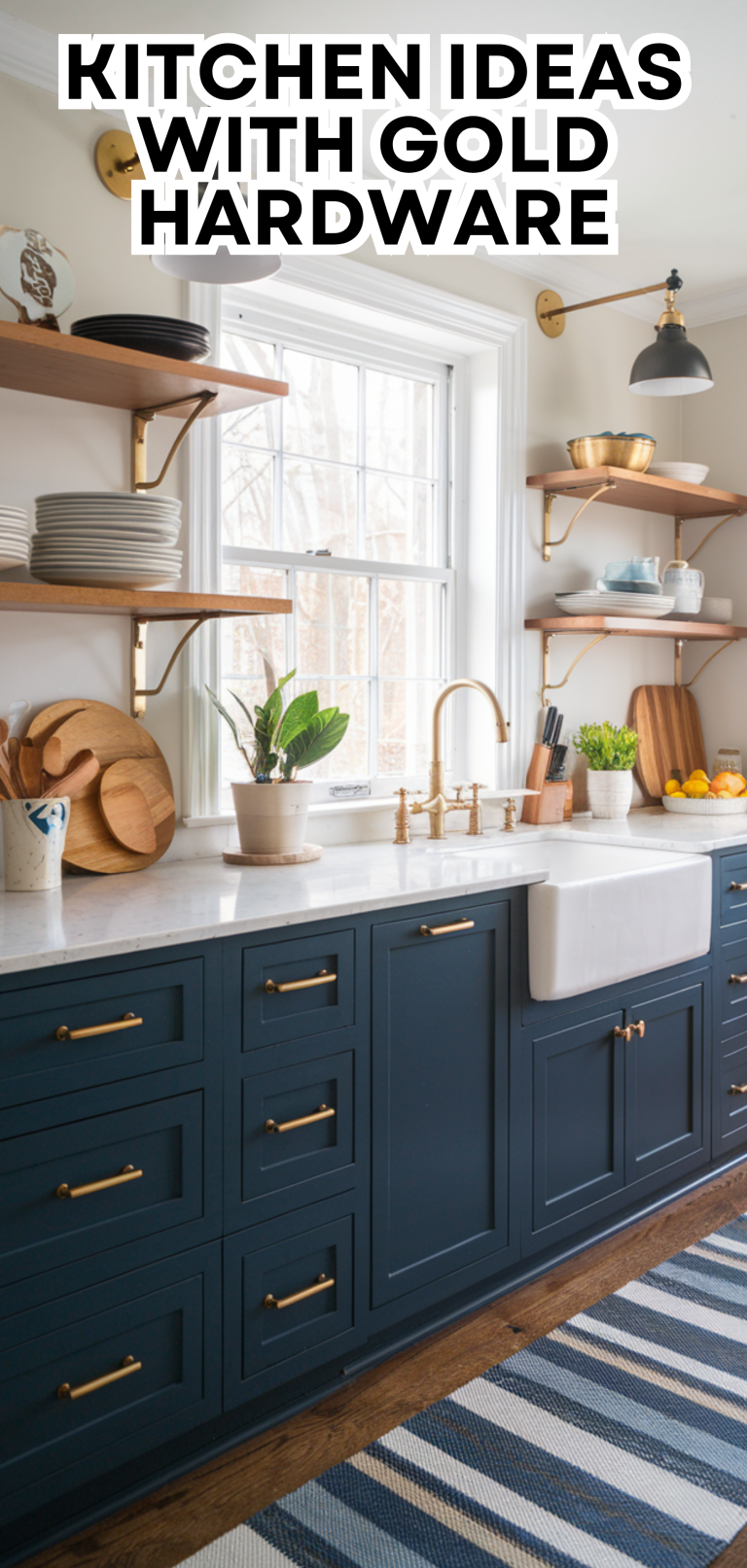 17 Stunning Kitchen Ideas with Gold Hardware - My Home And Kitchen