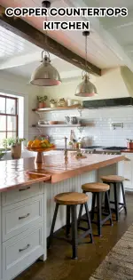 16 Stunning Copper Countertops Kitchen Designs - My Home And Kitchen