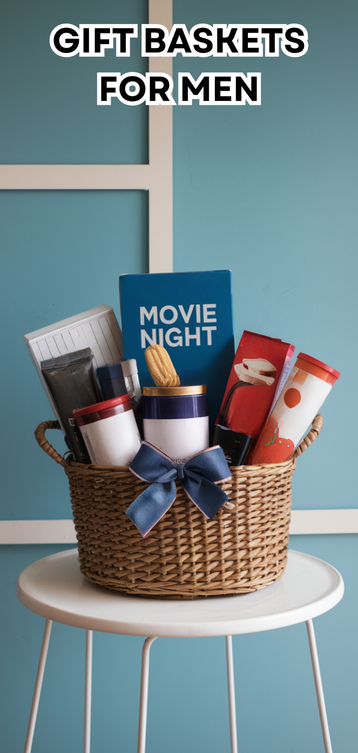 12 Ideas for Gift Baskets for Men - My Home And Kitchen