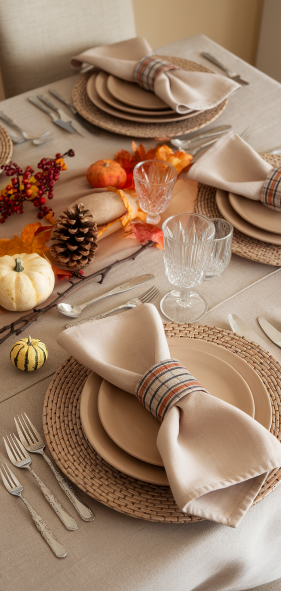 14 Easy Fall Feasts in Plaid: Thanksgiving Table - My Home And Kitchen