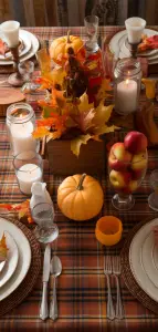 14 Easy Fall Feasts in Plaid: Thanksgiving Table - My Home And Kitchen