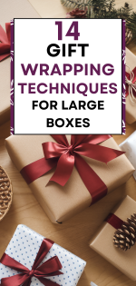 14 Gift Wrapping Techniques for Large Boxes - My Home And Kitchen