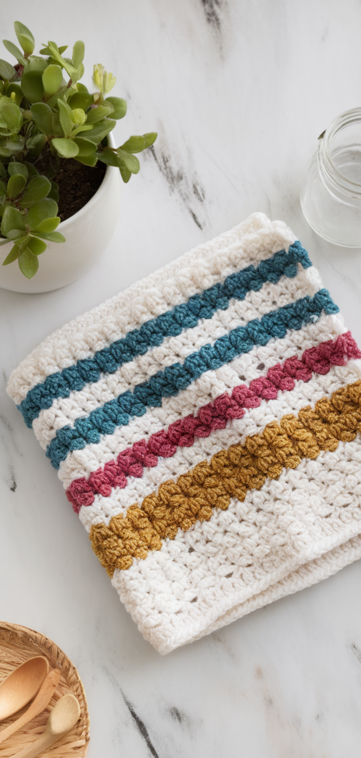 14 Crochet Dish Cloth Free Pattern for Every Kitchen - My Home And Kitchen