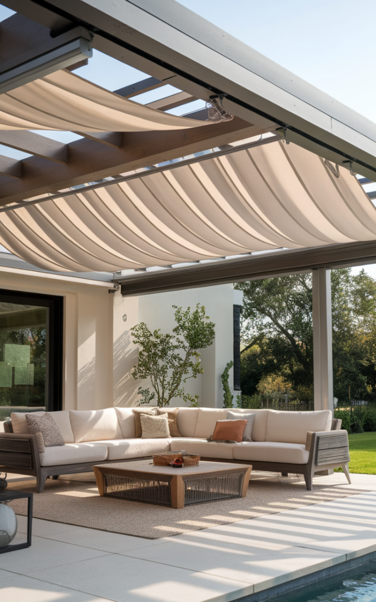 18 Luxurious Covered Pergola With Roof - My Home And Kitchen