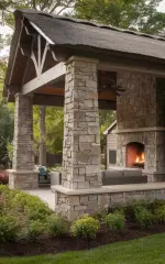 18 Luxurious Outdoor Backyard Pavilion Ideas - My Home And Kitchen
