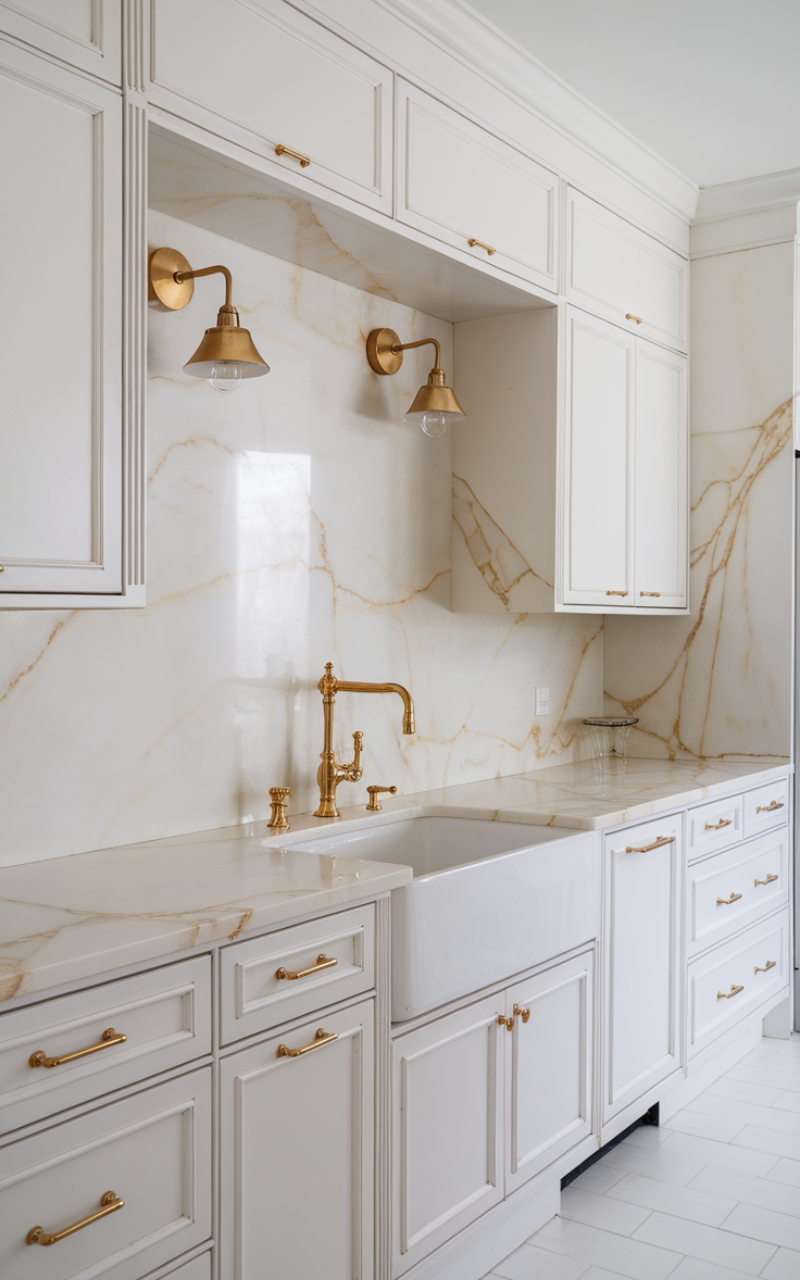 17 amazing Marble Kitchen Design Ideas - My Home And Kitchen