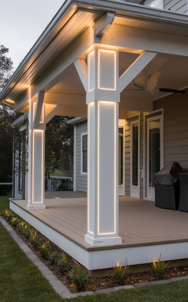 18 Beautiful Wooden Covered Deck Ideas - My Home And Kitchen