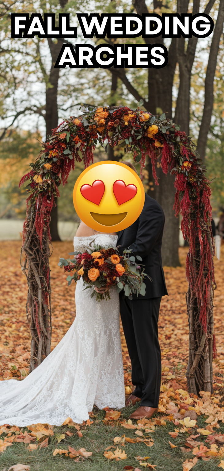 18 Amazing Fall Wedding Arches - My Home And Kitchen