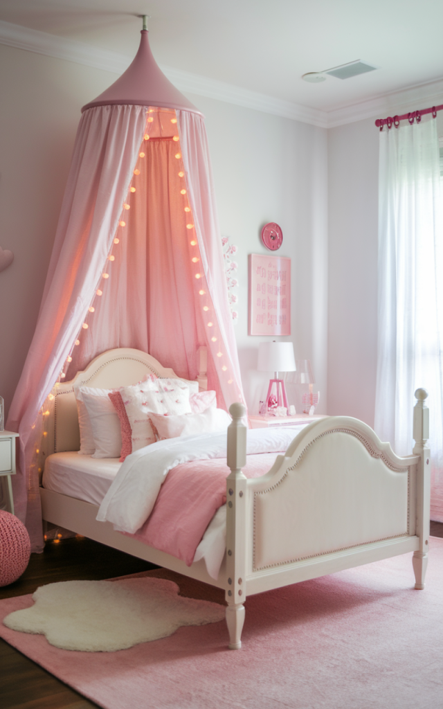 17 Amazing Girls Bed With Canopy Ideas - My Home And Kitchen