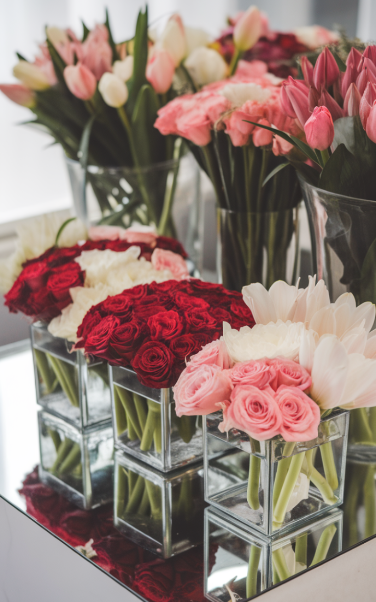 18 Amazing Flower Bar Display Ideas - My Home And Kitchen