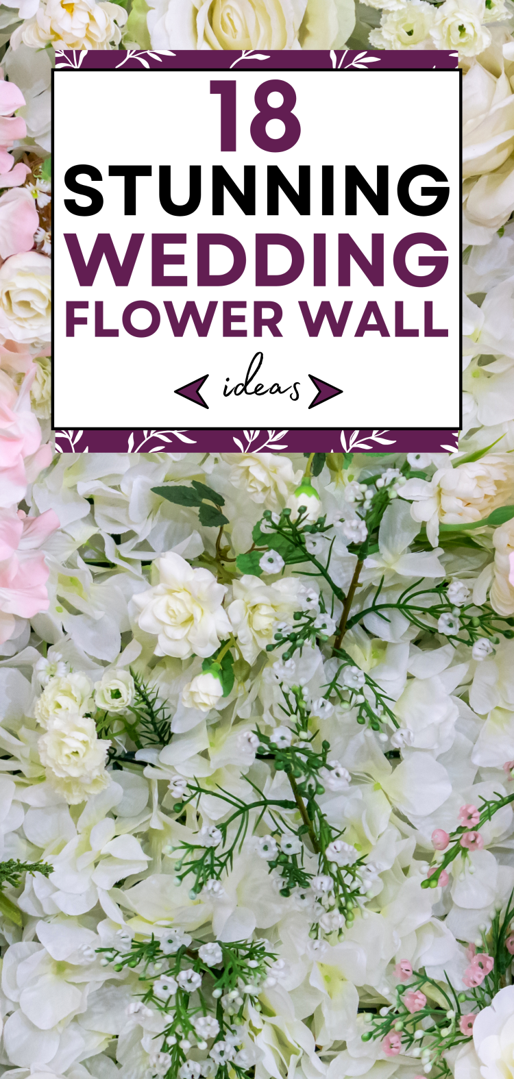 18 Stunning Wedding Flower Wall Ideas - My Home And Kitchen