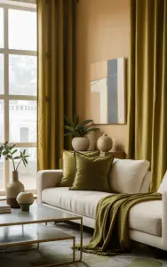17 Amazing Beige and Green Living Room: Color Pairing Tips ...