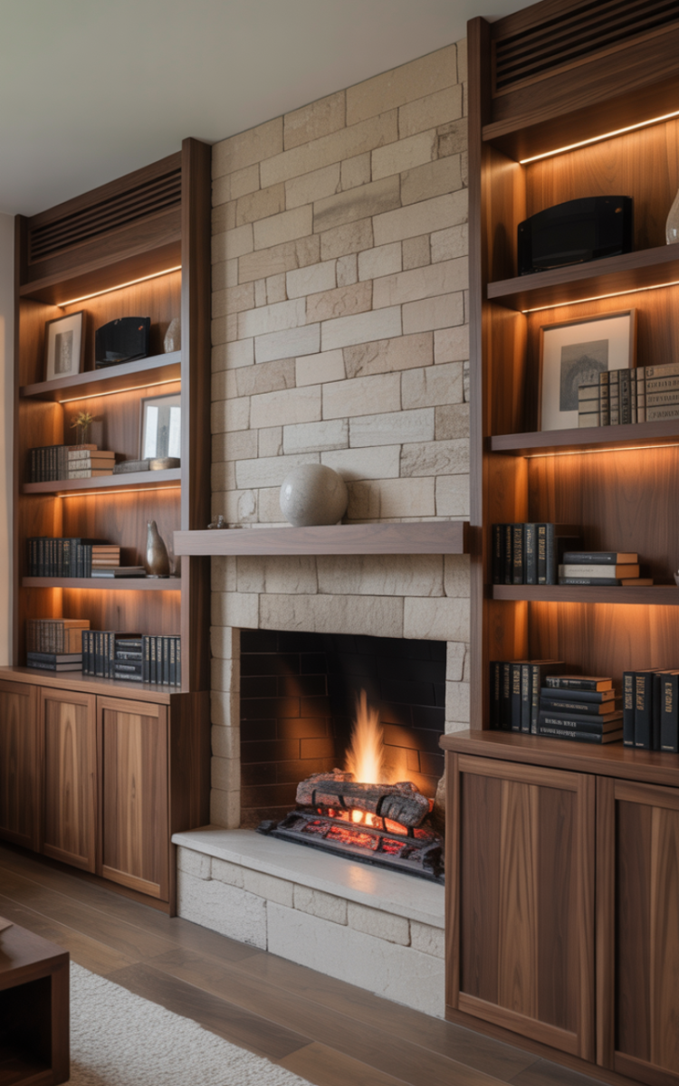 18 Best Long Living Room Layout Ideas with Fireplace - My Home And Kitchen