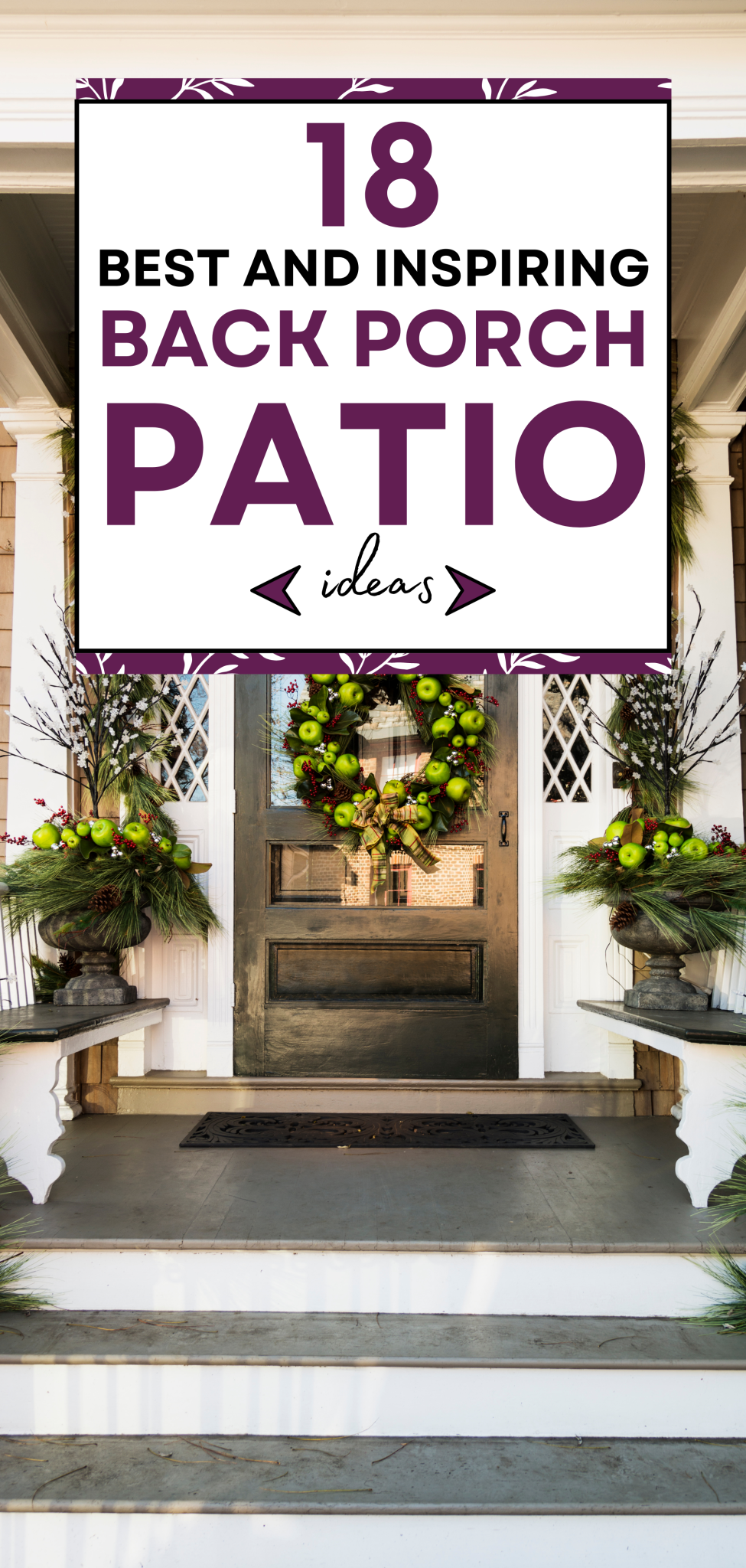 18 Best And Inspiring Back Porch Patio Ideas - My Home And Kitchen