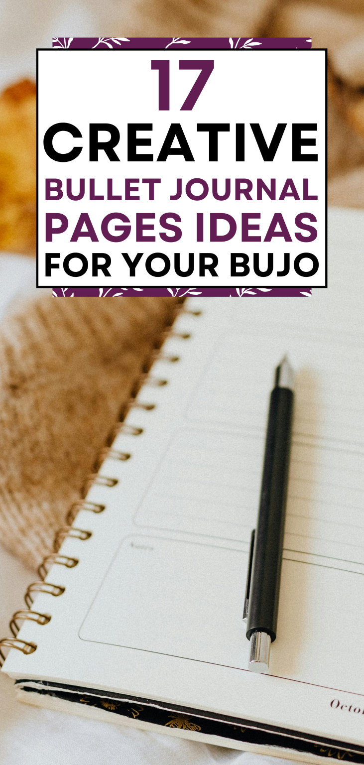 17 Creative Bullet Journal Pages Ideas for Your BuJo - My Home And Kitchen