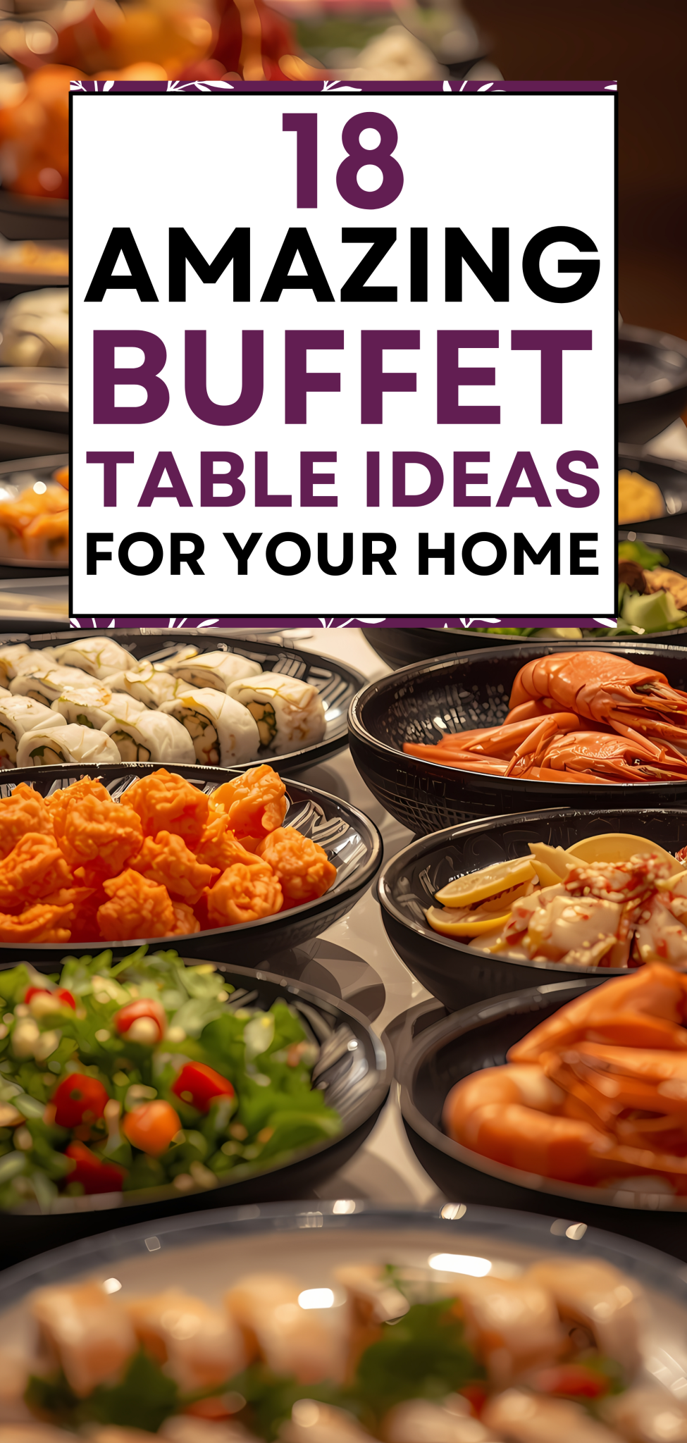 18 Amazing Buffet Table Ideas For Your Home - My Home And Kitchen
