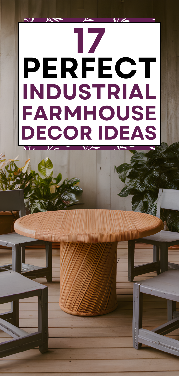 17 Perfect Industrial Farmhouse Decor Ideas - My Home And Kitchen