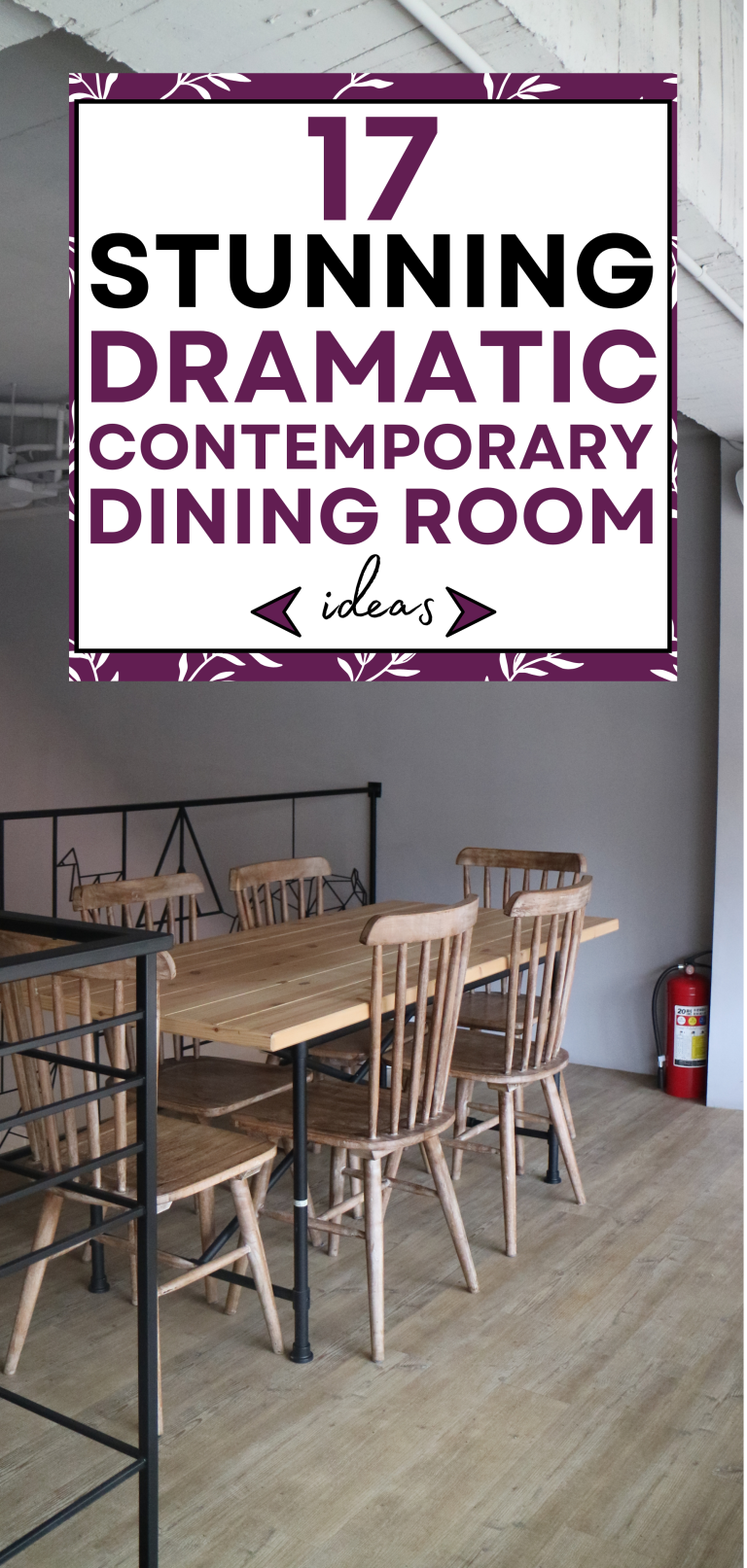 17 Stunning Dramatic Contemporary Dining Room Ideas - My Home And Kitchen