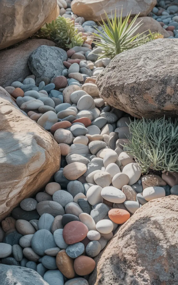 16 Stunning Pebble Garden Landscaping Ideas - My Home And Kitchen