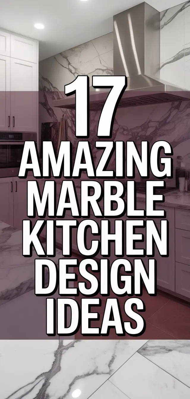17 amazing Marble Kitchen Design Ideas - My Home And Kitchen